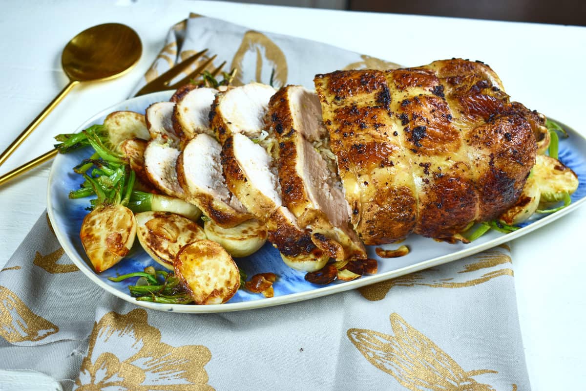 Japanese Stuffed Roast Chicken - A Pure Palate