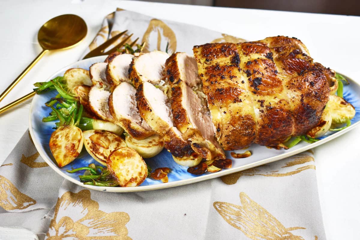 Japanese Stuffed Roast Chicken - A Pure Palate